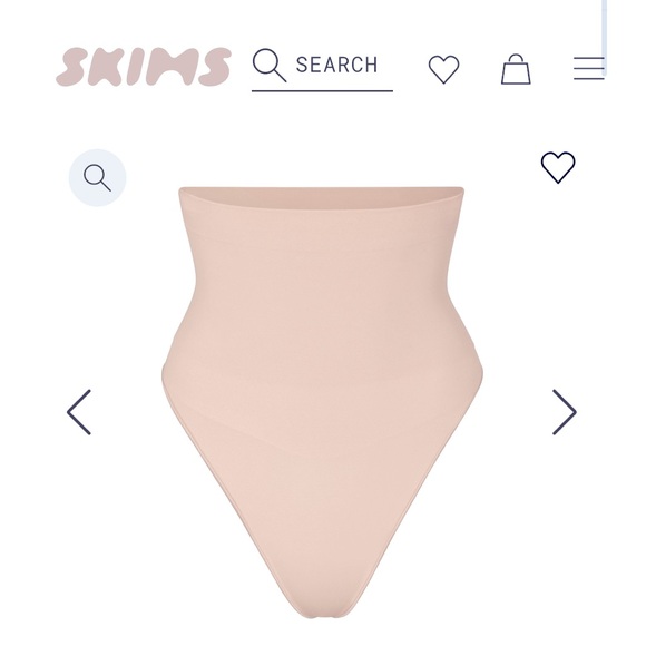 SKIMS | Intimates & Sleepwear | Skims Tummy Control Thong Limited Color ...